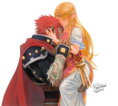 Princess Zelda And Ganondorf The Legend Of Zelda And 1 More Drawn By
