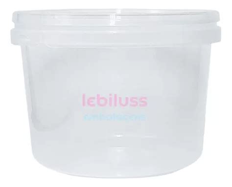 50 Unid Pote Redondo 500ml Tampa Lacre Freezer E Microondas Frete grátis