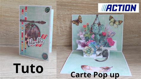 Tuto carte pop up escalier facile à réaliser action scrapbooking