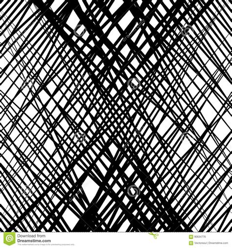 Random Intersecting Lines Abstract Geometric Pattern Random Grid Mesh