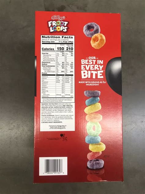 Froot Loops Nutrition Label Home Alqu