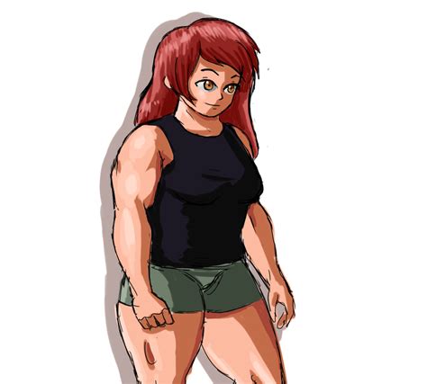 Random Muscle Girl 2 By Neroscottkennedy On Deviantart