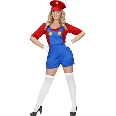 Disfraz Mario Bros para Mujer Envío en 24h