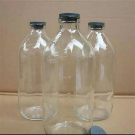 Jual Botol Kaca 500ml Botol Vial ASI 500ml Tutup Karet Kedap Udara