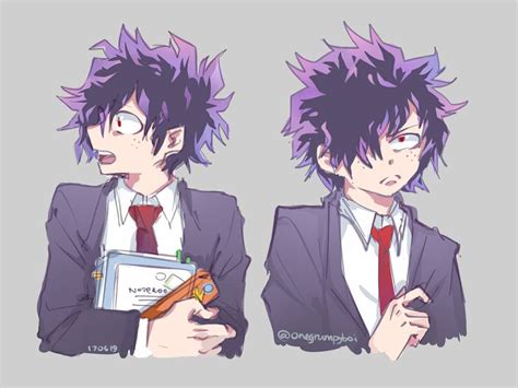 💜💜💜 Bnha Myheroacademia Bokunoheroacademia Yamikumo Katsuyami Midoriyaizuku Anime