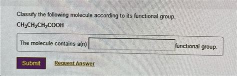 SOLVED Classify The Following Classify The Following Molecule