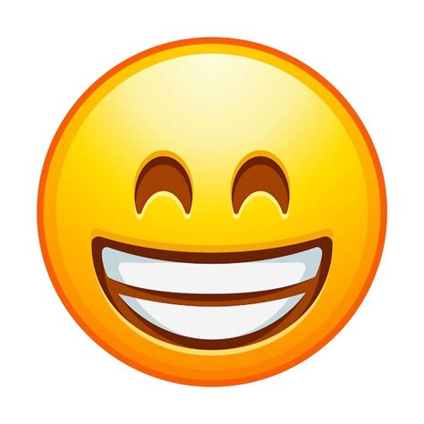 Emoji Radiante Con Ojos Sonrientes Emoticon Sonriente Con Sonrisa