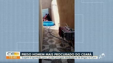 CETV 1ª Edição Fortaleza Homem mais procurado do Ceará é preso em