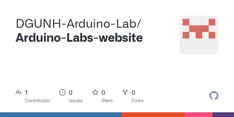 GitHub DGUNH Arduino Lab Arduino Labs Website