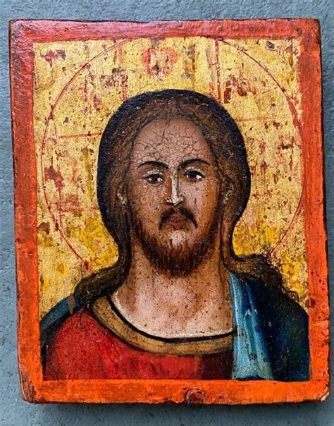 Icono Cristo Pantocrátor Madera Catawiki