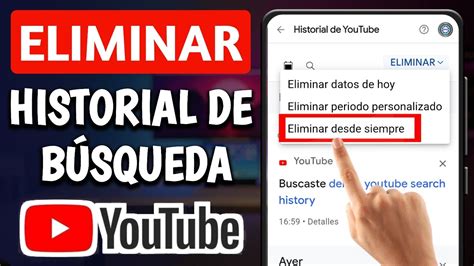 Cómo Eliminar El Historial De Búsqueda en Youtube 2023 Borrar El