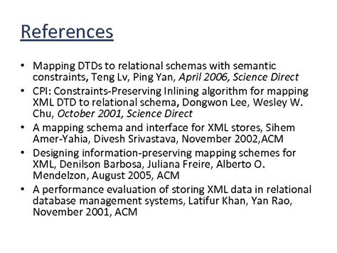 xml to relational database mapping bhavin kansara