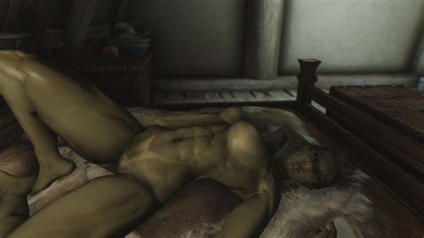 Naked Male Orc Cumception