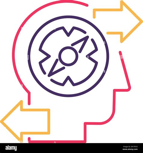 finding problem solution thin line vector icon overcoming challenges isolated linear pictogram