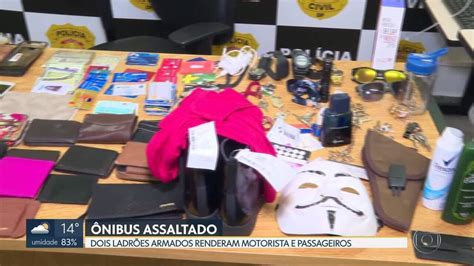 Ladrões assaltam ônibus em Sobradinho Bom Dia DF G1
