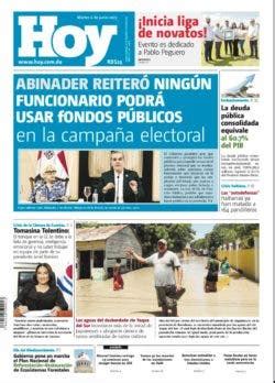 Edición impresa martes 6 de junio de 2023