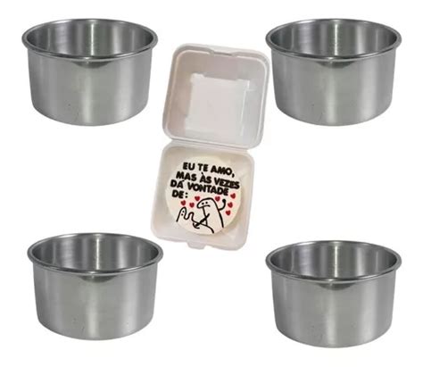 Kit Formas Bento Cake Fundo Fixo X Cm Alum Nio Nakedcake Mercadolivre