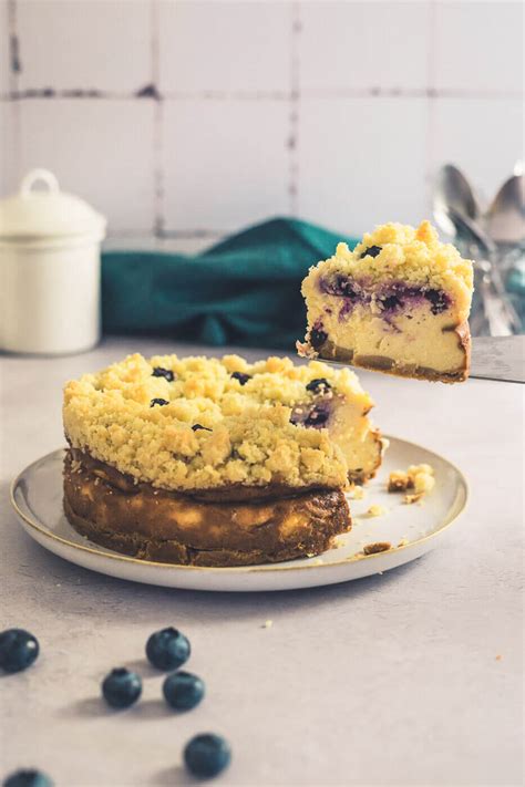 Blaubeer Käsekuchen mit Streusel linalsbackhimmel de