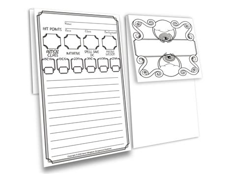 Beholder D D E Initiative Trackers Printable Dungeons And Etsy
