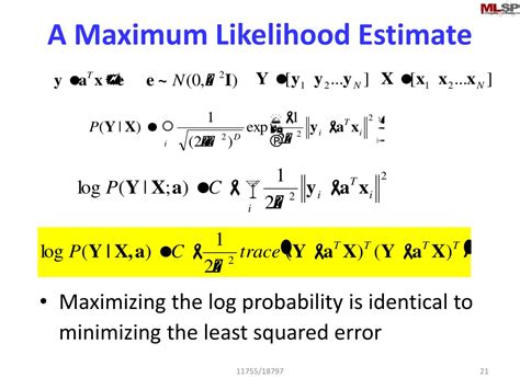 ppt machine learning for signal processing linear gaussian models powerpoint presentation id