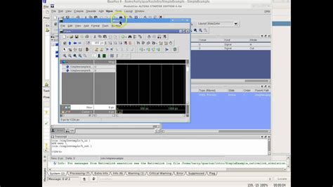 quartus ii simulation using modelsim with forced inputs youtube