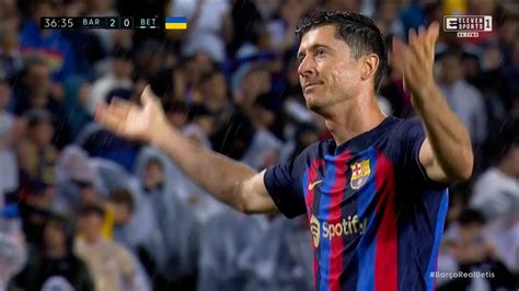 Gol Roberta Lewandowskiego W Meczu FC Barcelona Betis Polsat Sport