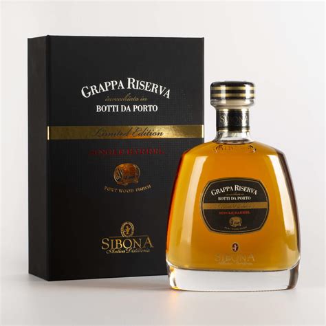 Riserva Speciale Botti Da Porto Single Barrel Grappa Sibona