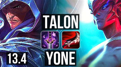Talon Vs Yone Mid M Mastery Legendary Games Kr