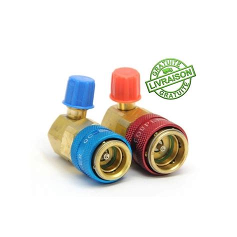 Raccord Rapide Clim Auto 90 QC 15 R134a