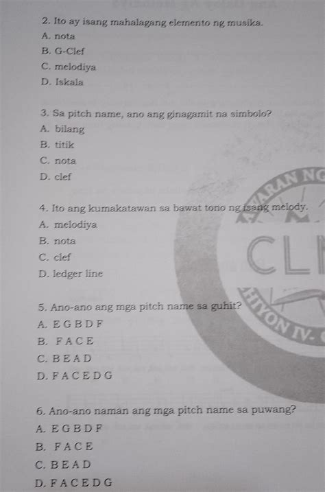 Gawain Sa Pagkatuto Bilang 8 Piliin Ang Titik Ng Tamang Sagot Sa Bawat