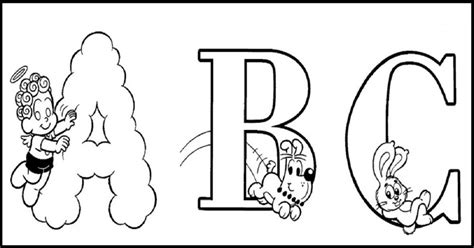 Desenho De Alfabeto Da Turma Da Monica Letra Q Para Colorir