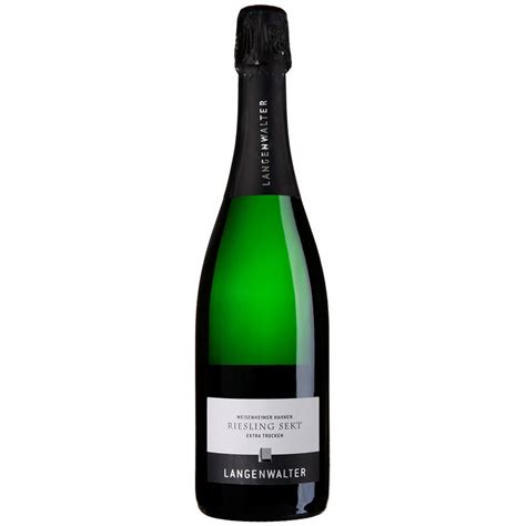 Riesling Sekt Extra Trocken 0 75 L Weingut Langenwalter