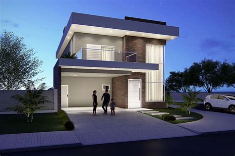 Planta De Casa De Esquina 3 Quartos Projetos De Casas Modelos De