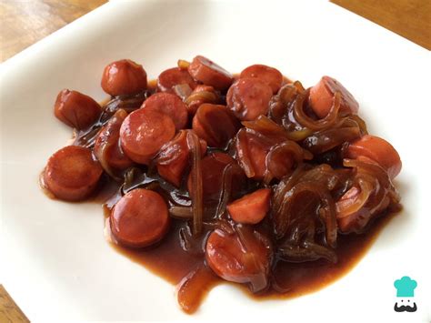 Salchichas al vino tinto Fácil