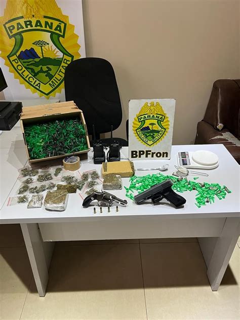 BPFron apreende menor arma munições e drogas O Presente