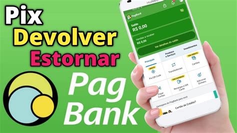Como Estornar Um Pix No PagBank PagSeguro Devolver Pix YouTube