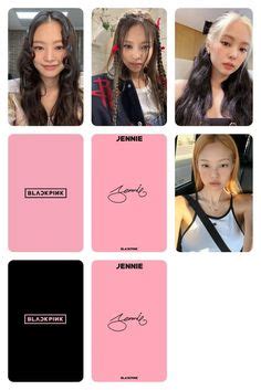 Photocard Blackpink I In Fikir Kart Ablonu Kartlar Kartma