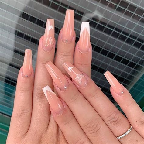 All Pink Powder Acrylic Nails