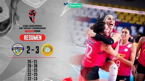 RESUMEN Rebaza Acosta Deportivo Géminis 2 3 PRIMERA ETAPA LNVF