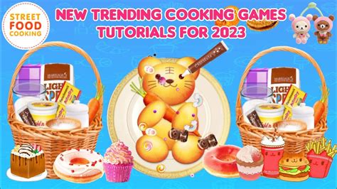 STREET FOOD COOKIN GIRL GAMES GRILLED TOASTS JUICE COMPLETE