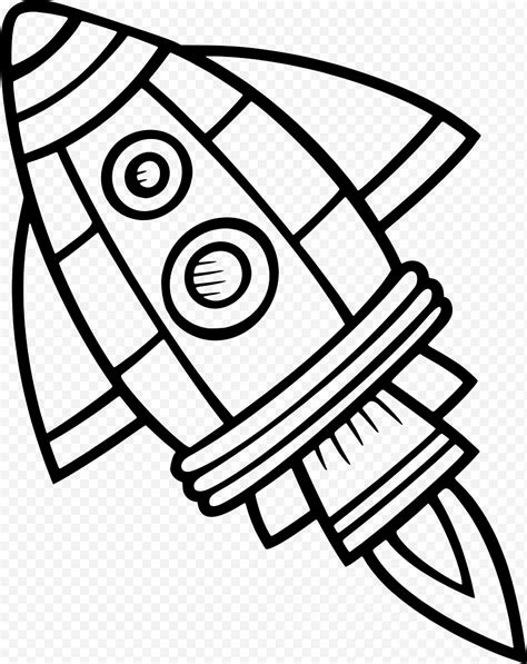 Silueta De Libro Nave Espacial Dibujo Arte Lineal Libro Para