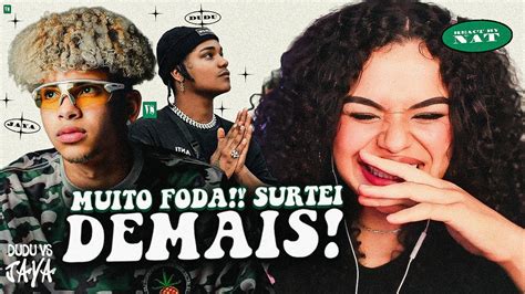 REAGINDO a Dudu X JayA Luuck BATALHA DO ATLÂNTICA A MAIS ESPERADA