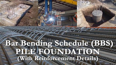 Bored Cast In Situ Pile Foundation Bbs Pile Bbs Bar Bending