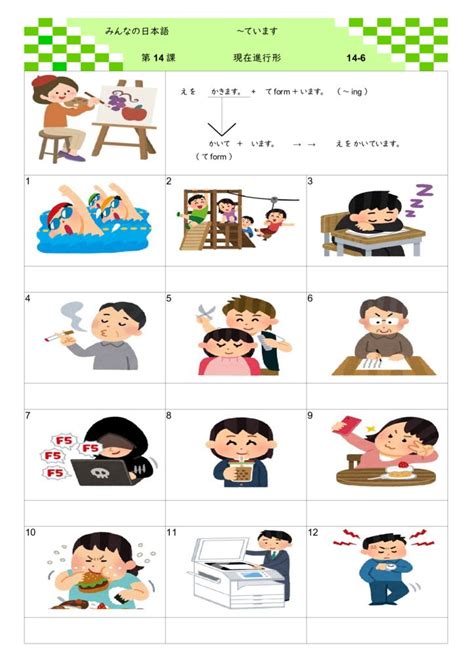 みんなの日本語の教案と教材第14課現在形てくださいましょうかの教え方 日本語あれこれ
