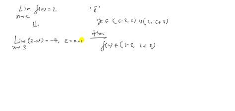 solved for the given limx →f f x l and ϵuse the graph of f to find the largest δsuch that if 0
