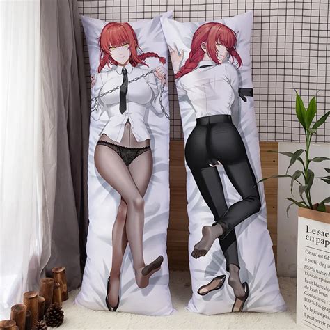 Japanese Anime Chainsaw Man Dakimakura Makima Body Pillow Cover Case Hugging Pillow