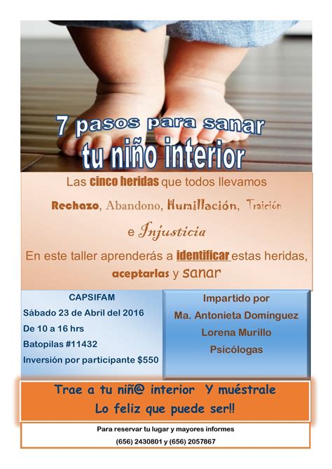 Centro de Atención Psicológica Familiar 7 pasos para sanar a tu niño
