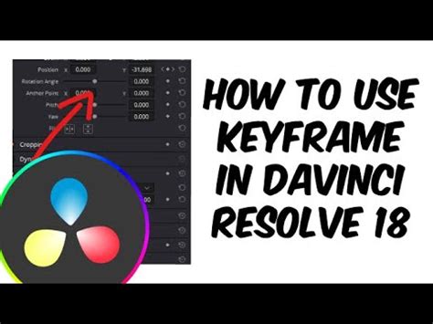 How To Use Keyframe In Davinci Resolve 18 YouTube