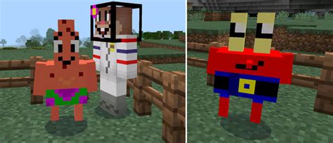 Spongebob Mobs Mod Minecraft Pe Mods Addons