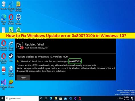 Como Corrigir O Erro Do Windows Update X B No Windows Passos